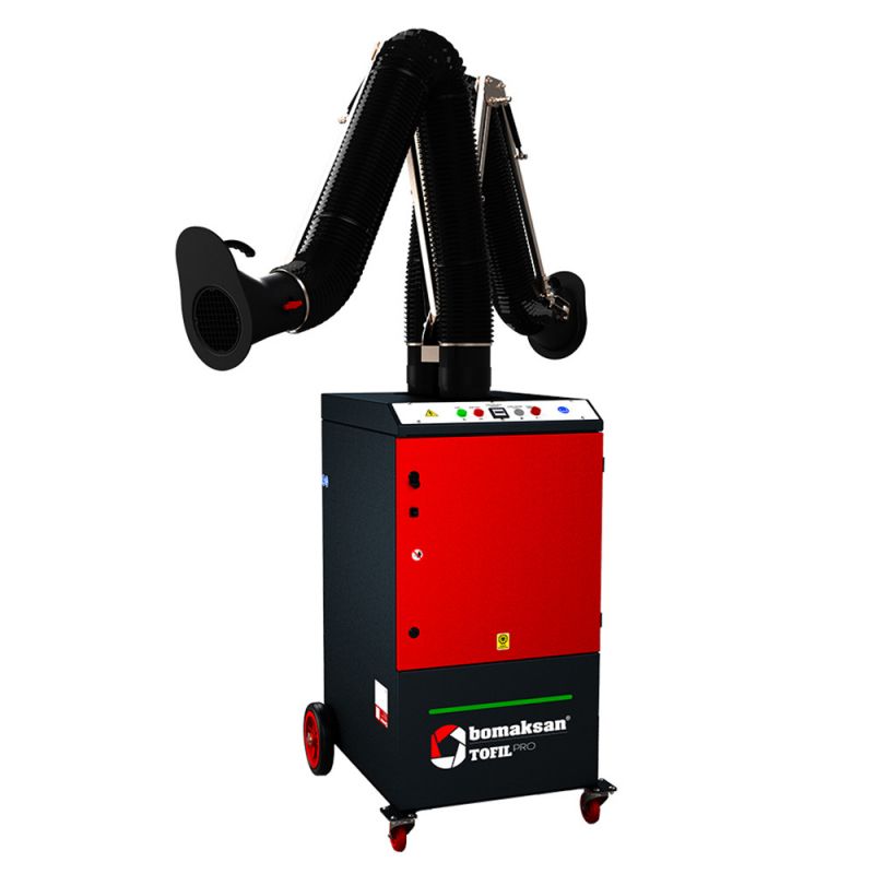 Bomaksan PRO Fume Extraction System | Twin Arm | AWS